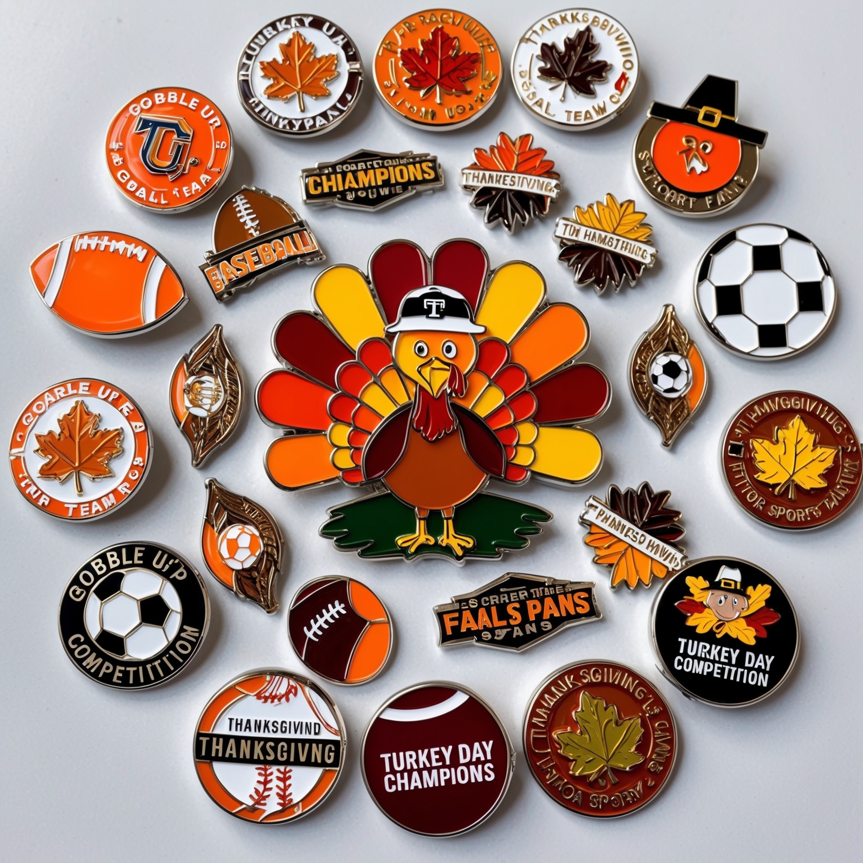 Celebrate Thanksgiving on the Field: Custom Lapel Pins for Teams and ...